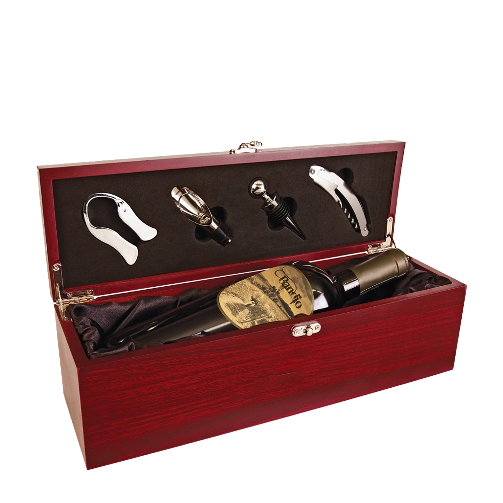 Personalized Single Wine Box with Tools – Diamondback Branding